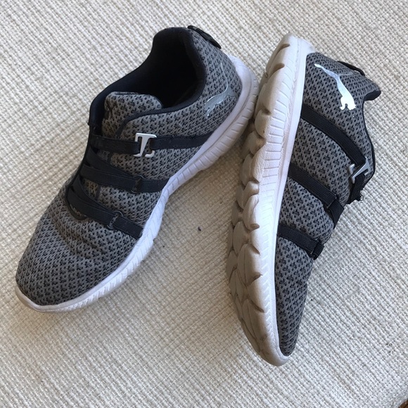 Puma | Shoes | Puma Gray Slip On Sneakers Size 8 | Poshmark